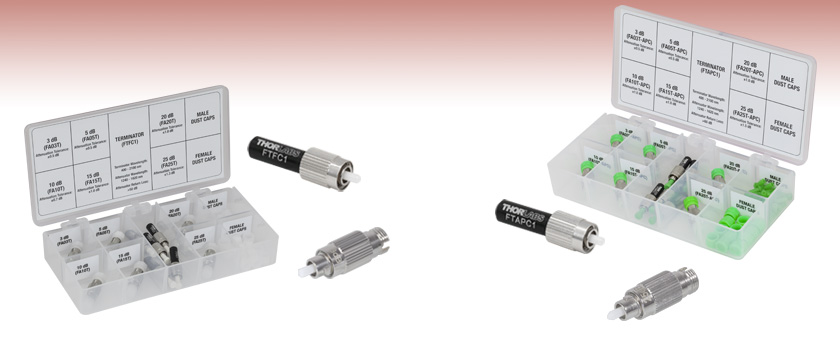 Fixed Fiber Optic Attenuator and Terminator Kits