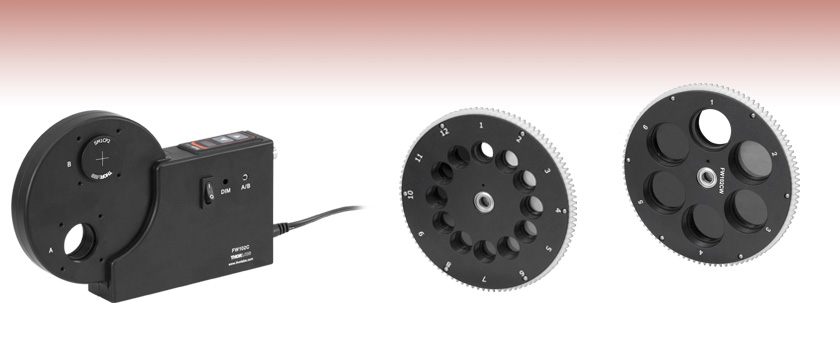 Motorized Filter Wheels, Stepper Motor Driven