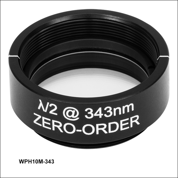 Mounted Zero-Order Half-Wave Plates