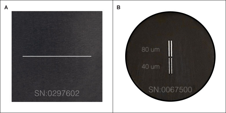 Precision Double Slits
