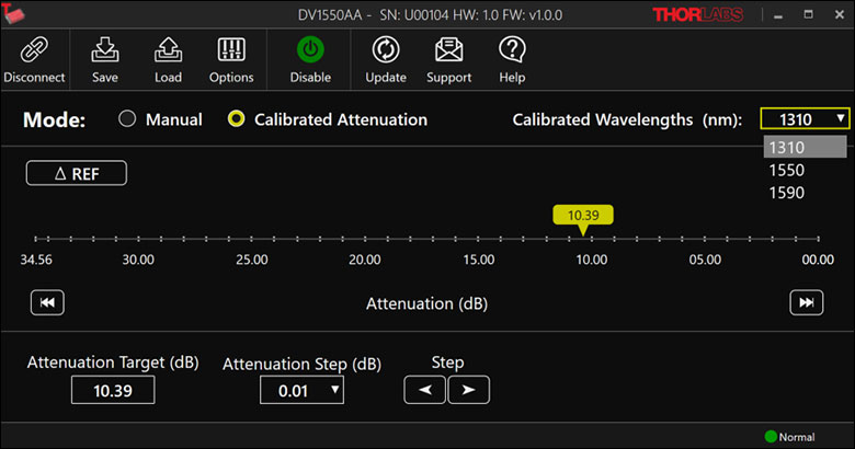 Digital Variable Optical Attenuators (DVOAs), SM Fiber Coupled