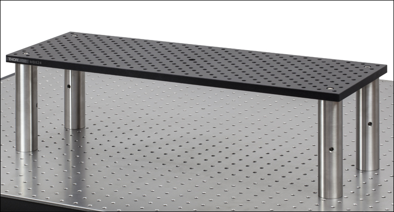 Solid Aluminum Optical Breadboards, Double-Density Holes