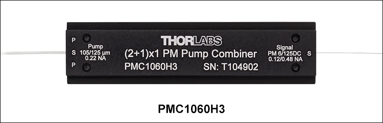 (2+1)x1 Pump and Signal Combiners
